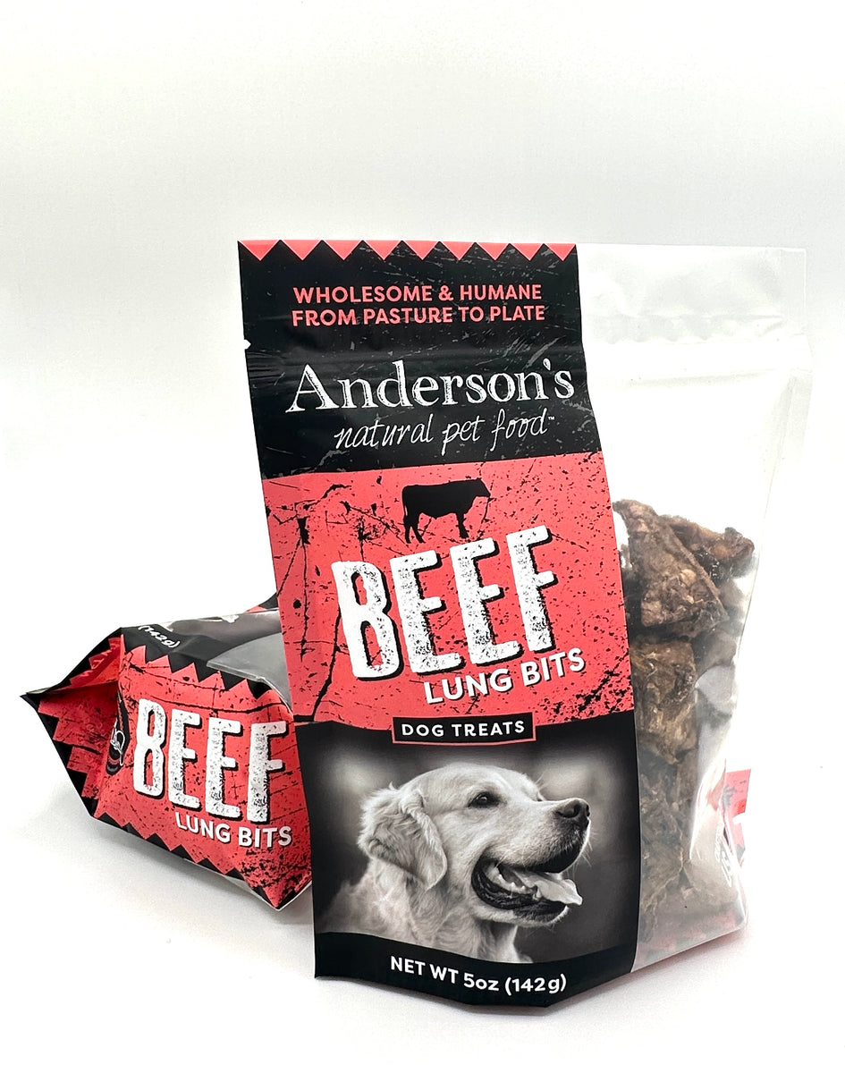 Anderson's Beef Lung Bits 5oz – Anderson's Natural Pet Food